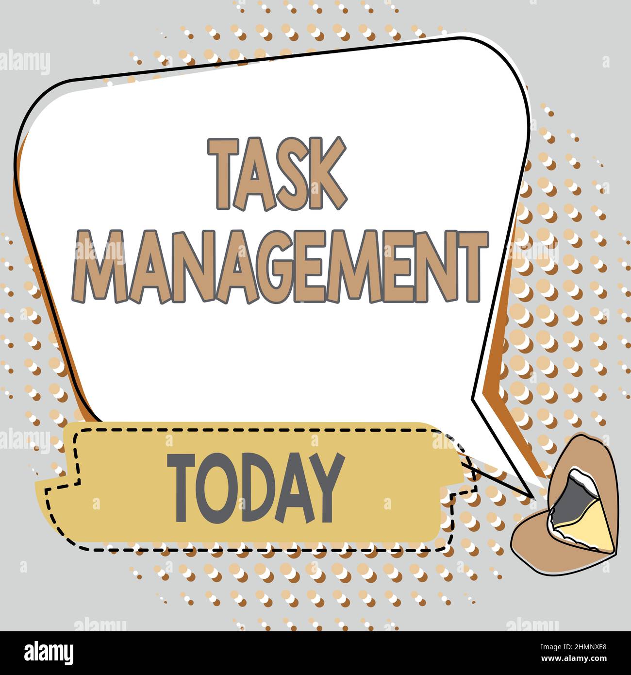 Sign displaying Task Management. Word Written on the process of ...