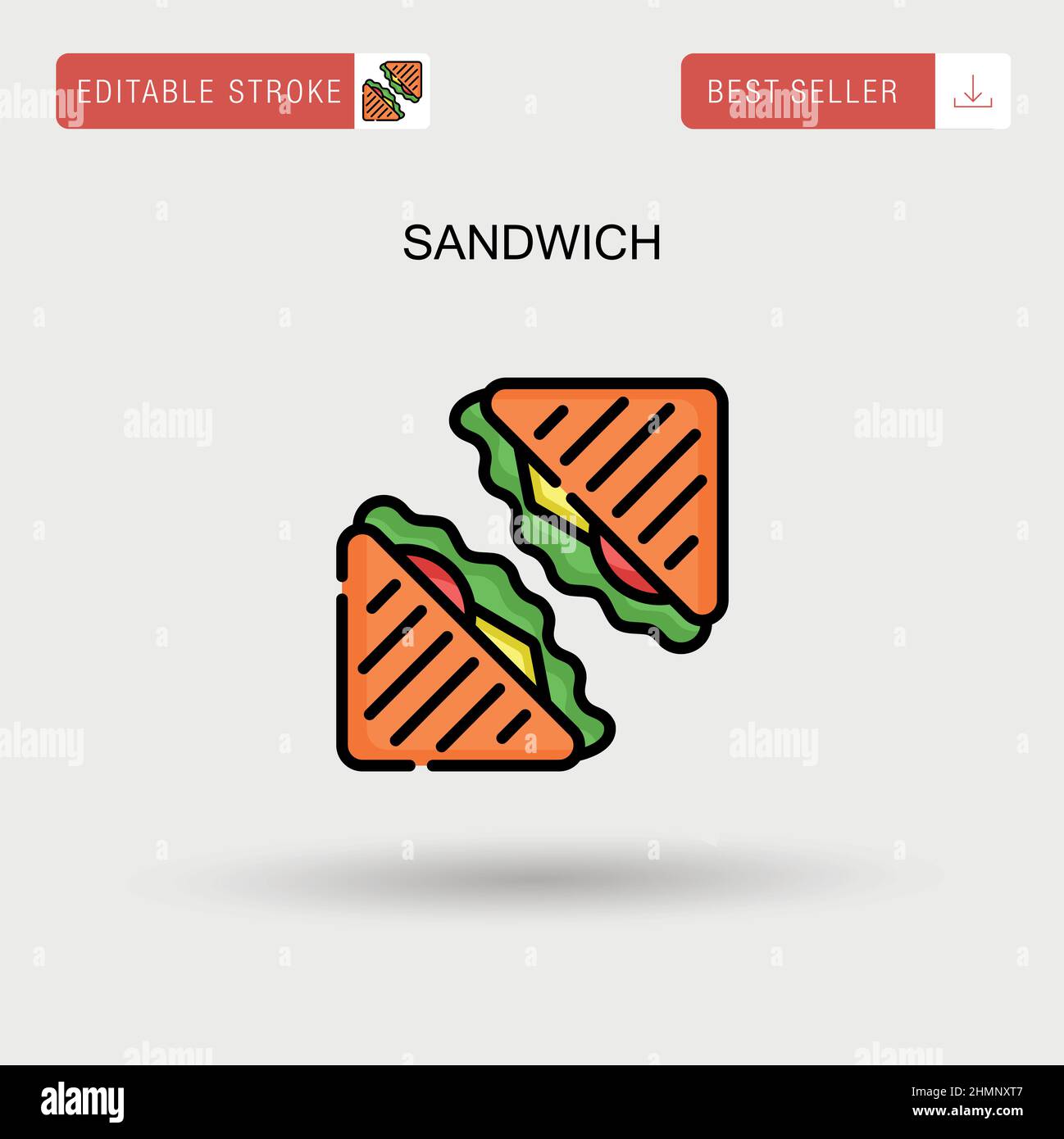 American sandwiches Stock Vector Images - Alamy