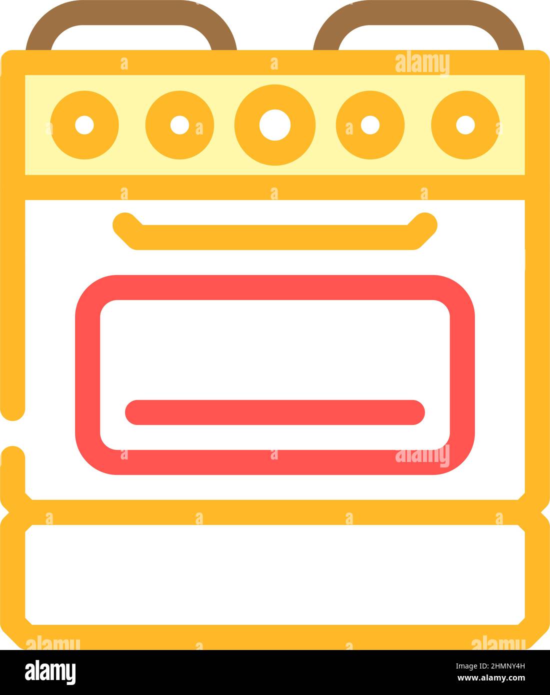 oven kitchen appliance color icon vector illustration Stock Vector ...