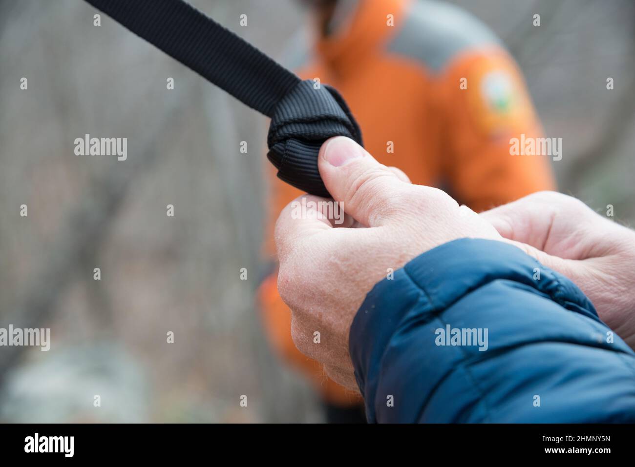 New Jersey Search and Rescue (NJSAR) Mountain Rescue Unit practice ...