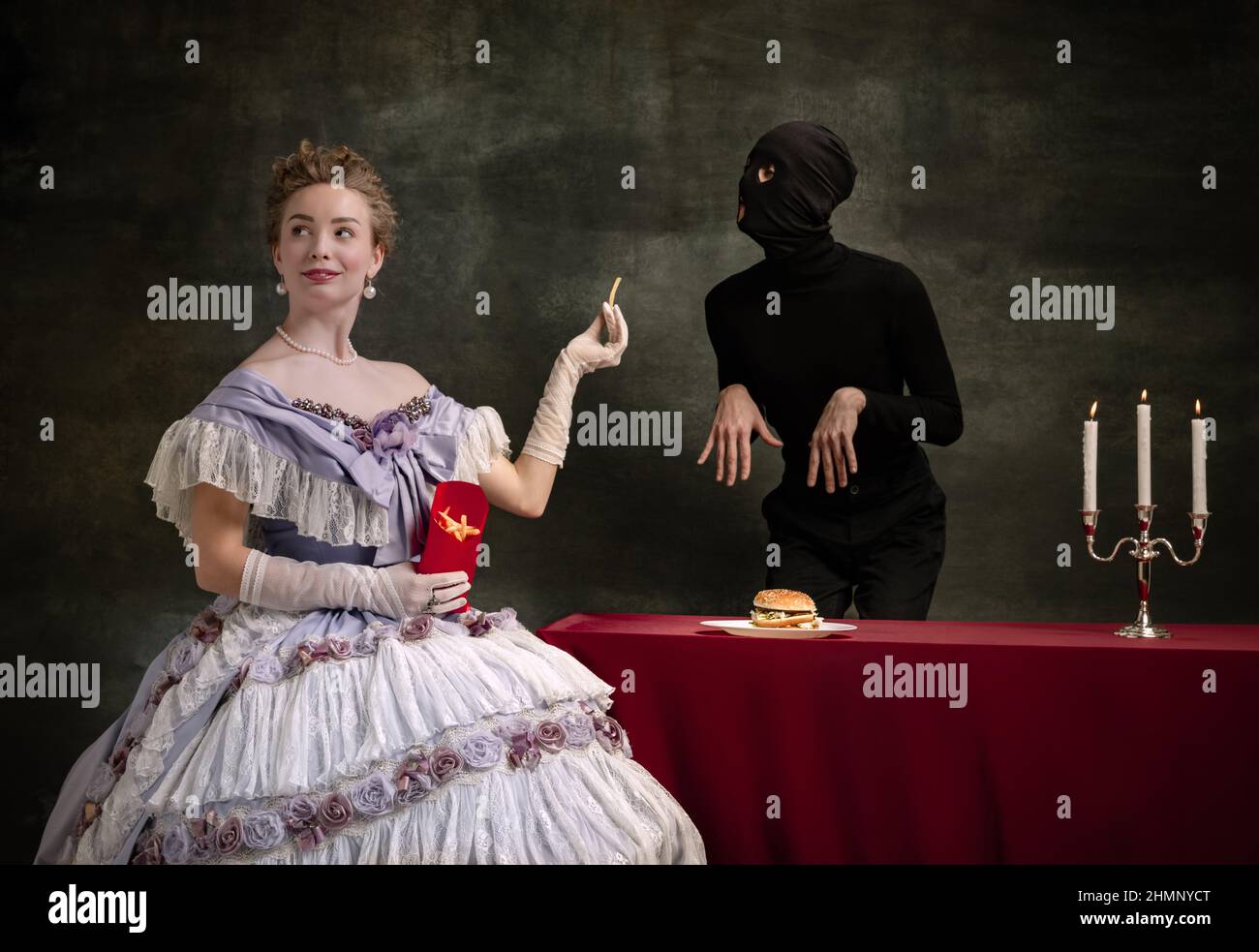 Female medieval servant isolated hi-res stock photography and images ...