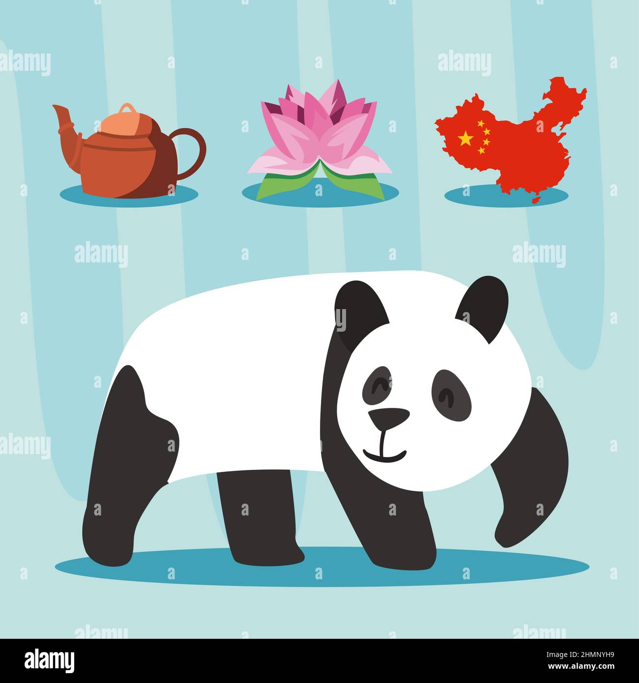 set of four chinese items Stock Vector Image & Art - Alamy