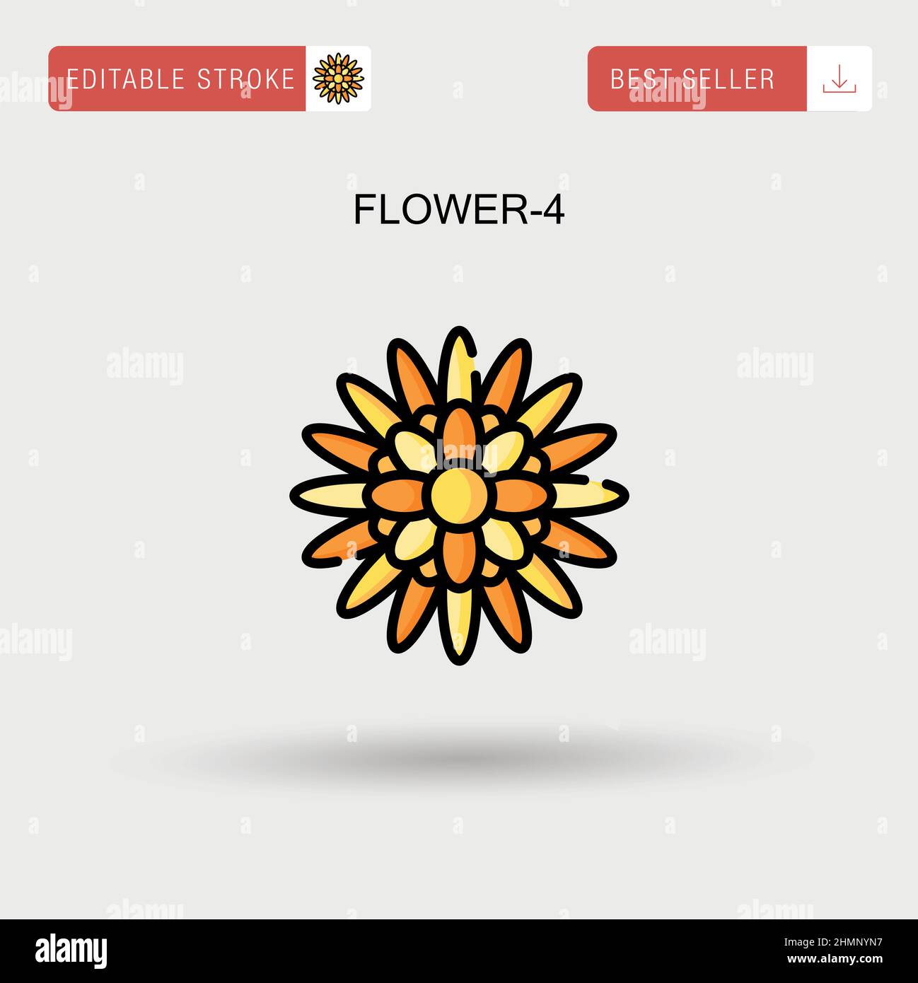 Three petal flower Stock Vector Images - Alamy