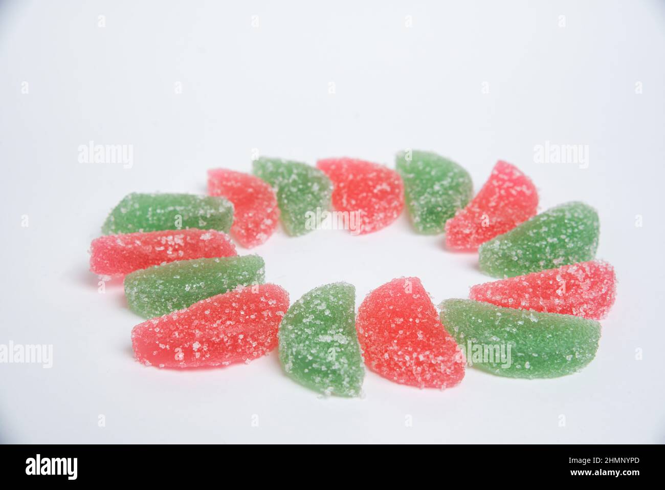colorful candy and jelly sweet close up, Square shape jelly candy ...