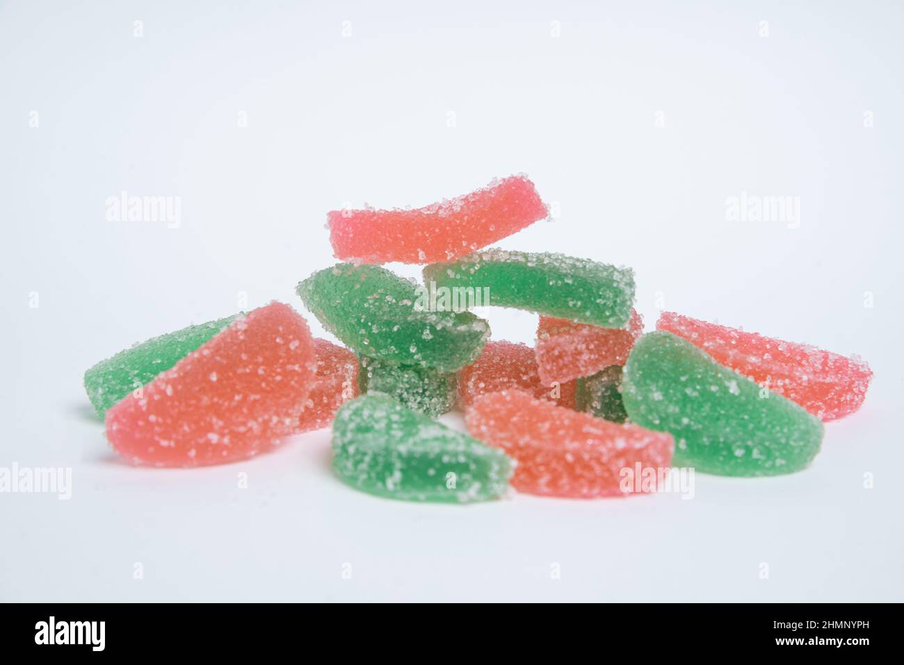colorful candy and jelly sweet close up, Square shape jelly candy ...