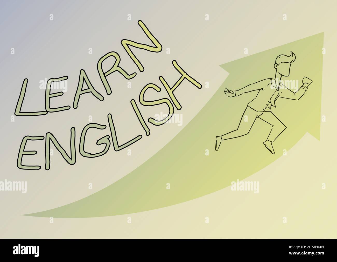 Inspiration showing sign Learn English. Business concept Universal ...