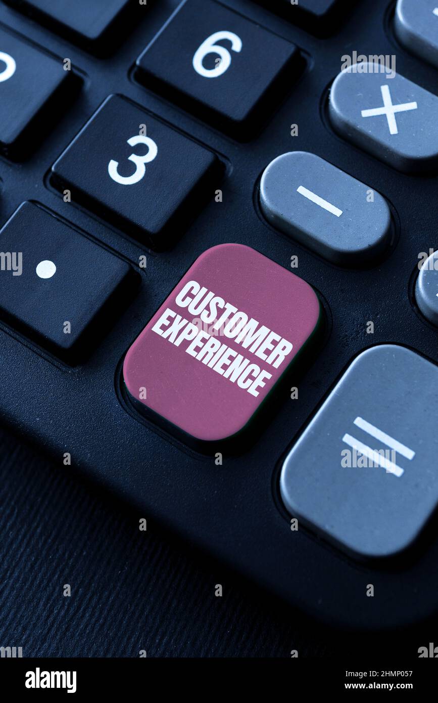 Text caption presenting Customer Experience. Concept meaning phrase to ... Text caption presenting Customer Experience. Concept meaning phrase to ...
