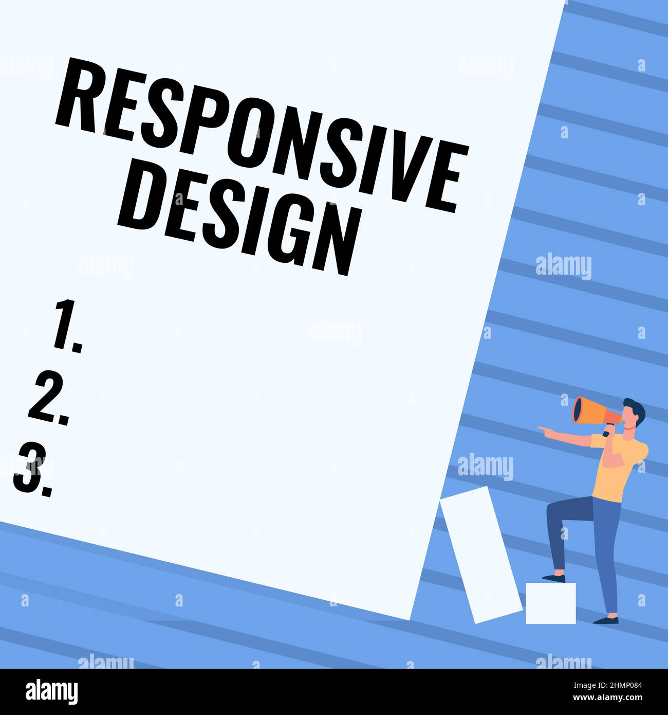 Text showing inspiration Responsive Design. Conceptual photo web page ...