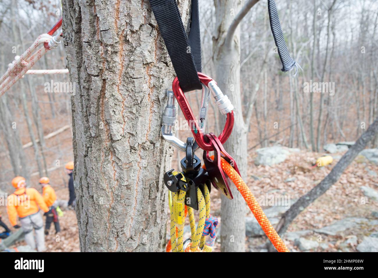 New Jersey Search and Rescue (NJSAR) Mountain Rescue Unit practice ...