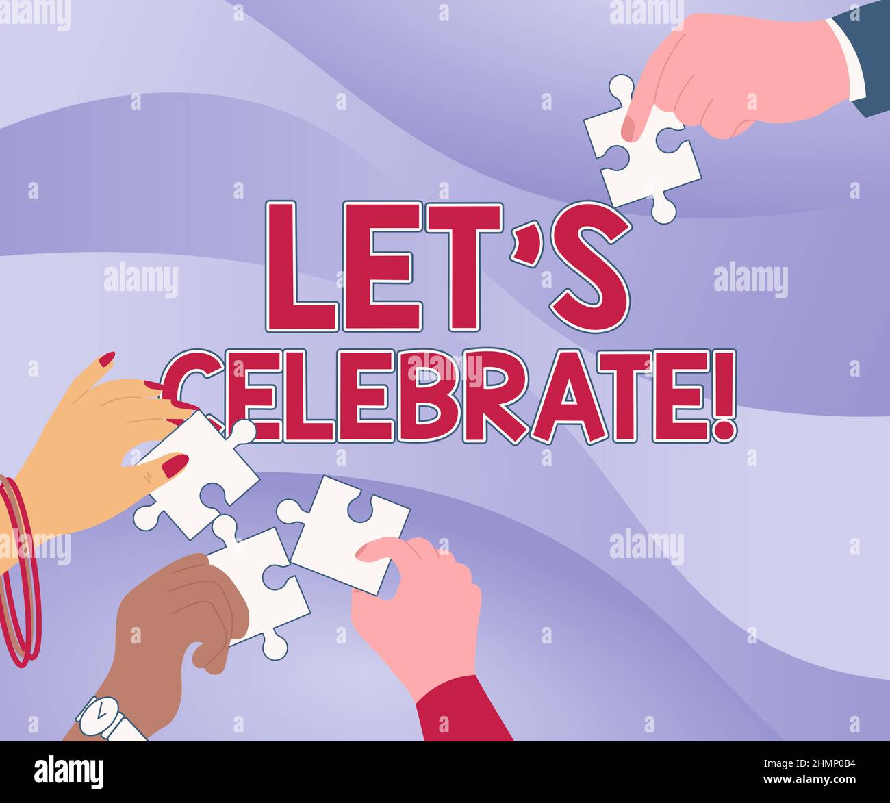 Hand writing sign Let S Celebrate. Business showcase party or other ...