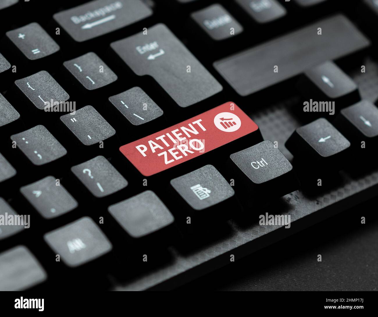 Text showing inspiration Patient Zero. Business approach primary ...