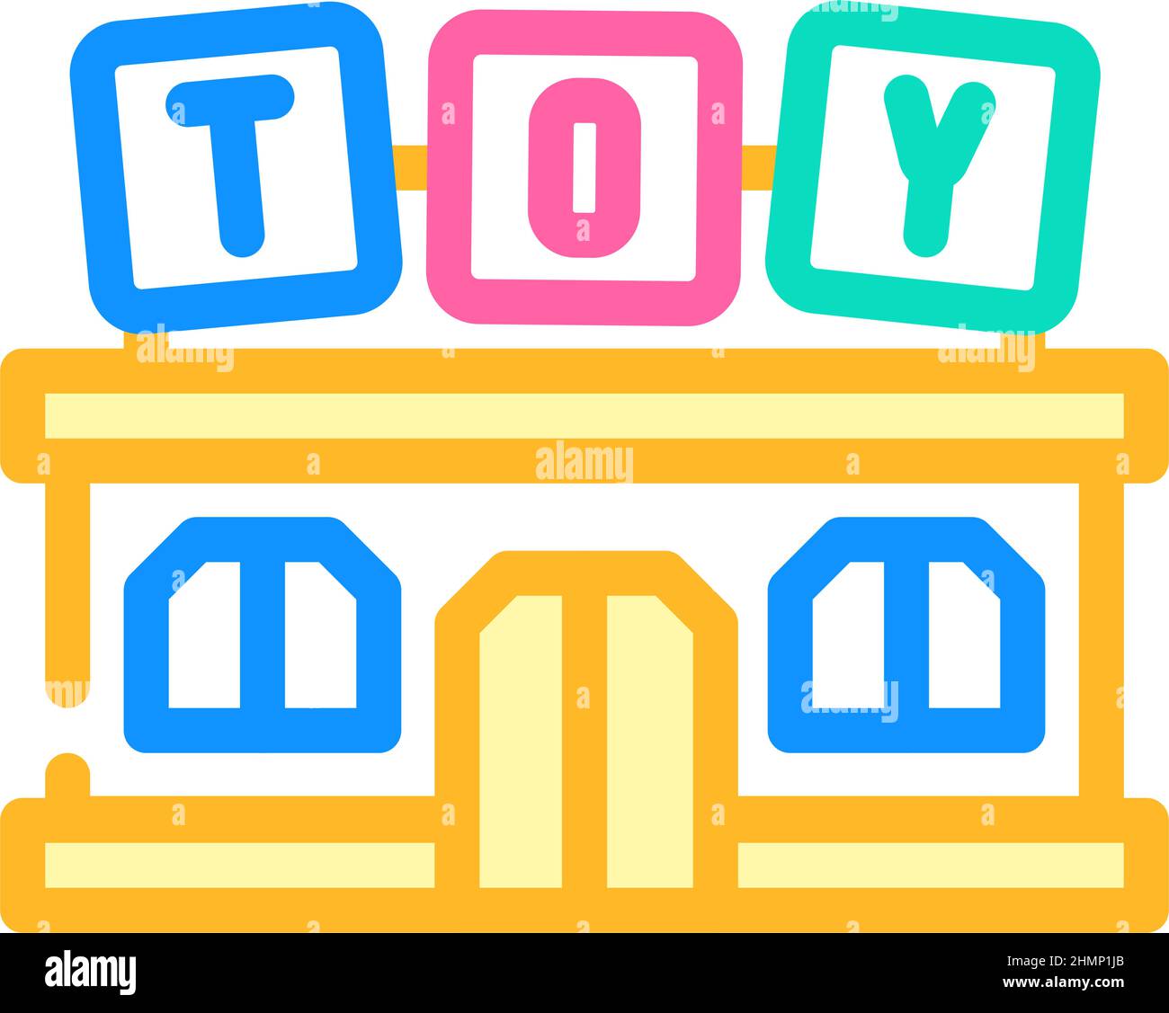 toy shop color icon vector illustration Stock Vector Image & Art - Alamy