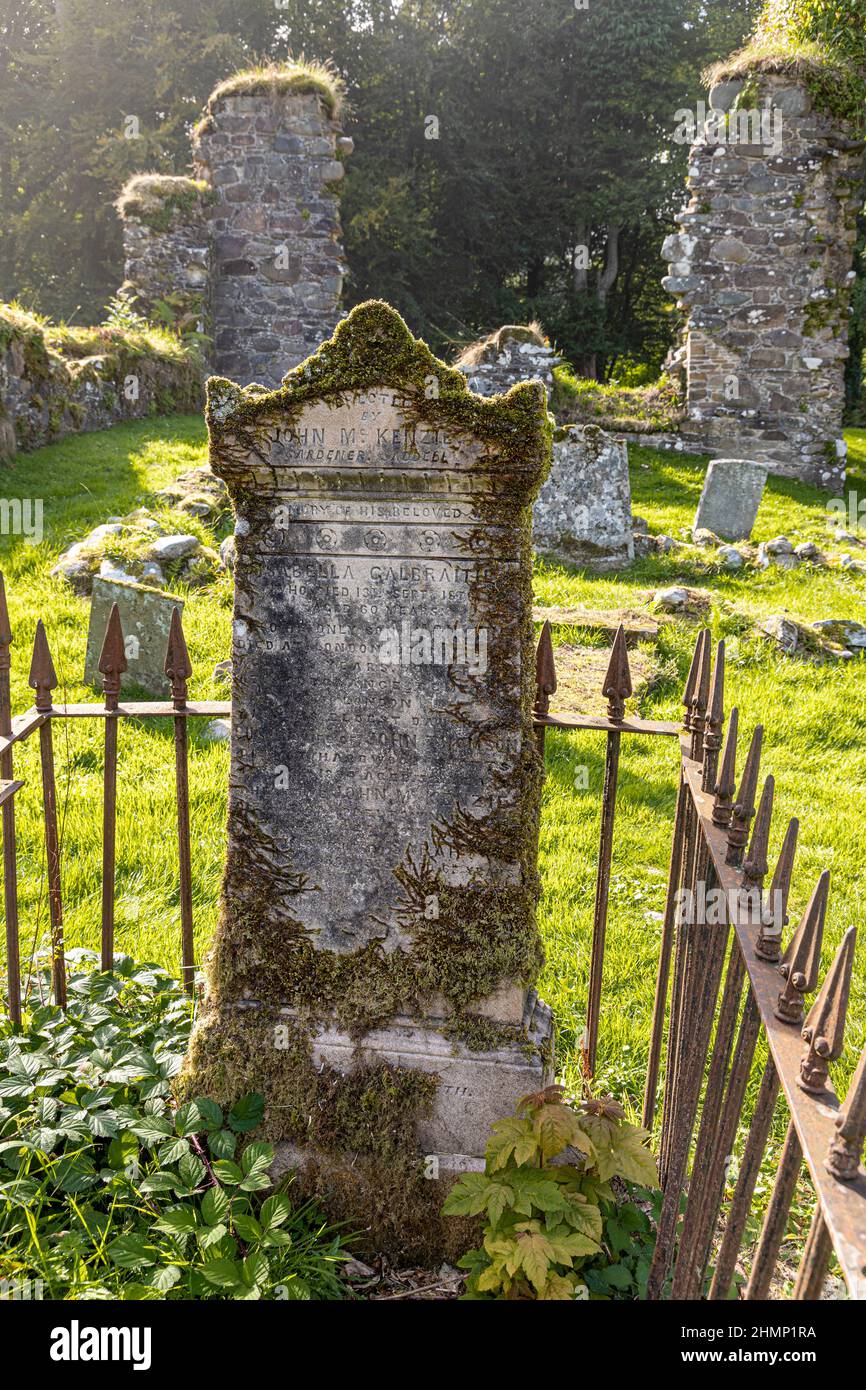Scotland scottish gravestone argyll hi-res stock photography and images ...
