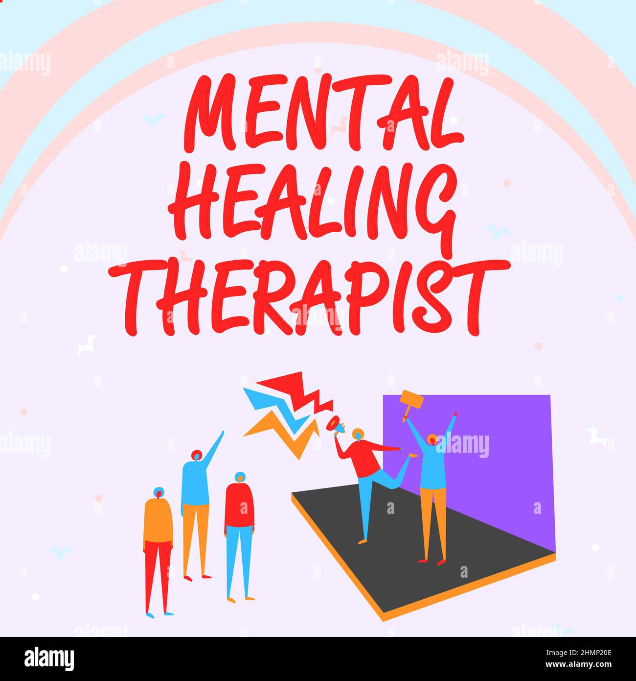 Conceptual display Mental Healing Therapist. Concept meaning Counseling ...