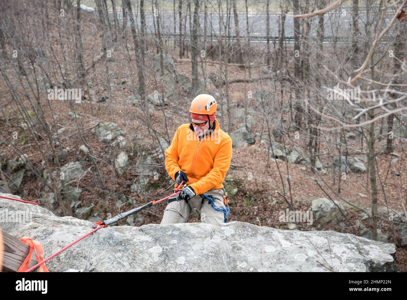 New Jersey Search and Rescue (NJSAR) Mountain Rescue Unit practice ...