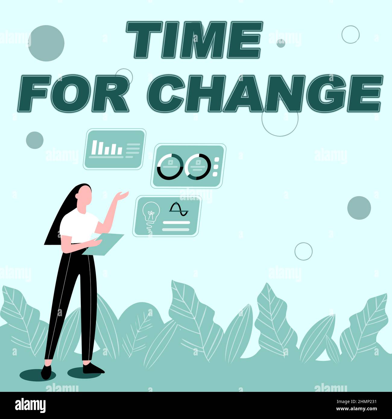 Text showing inspiration Time For Change. Business approach Changing ...