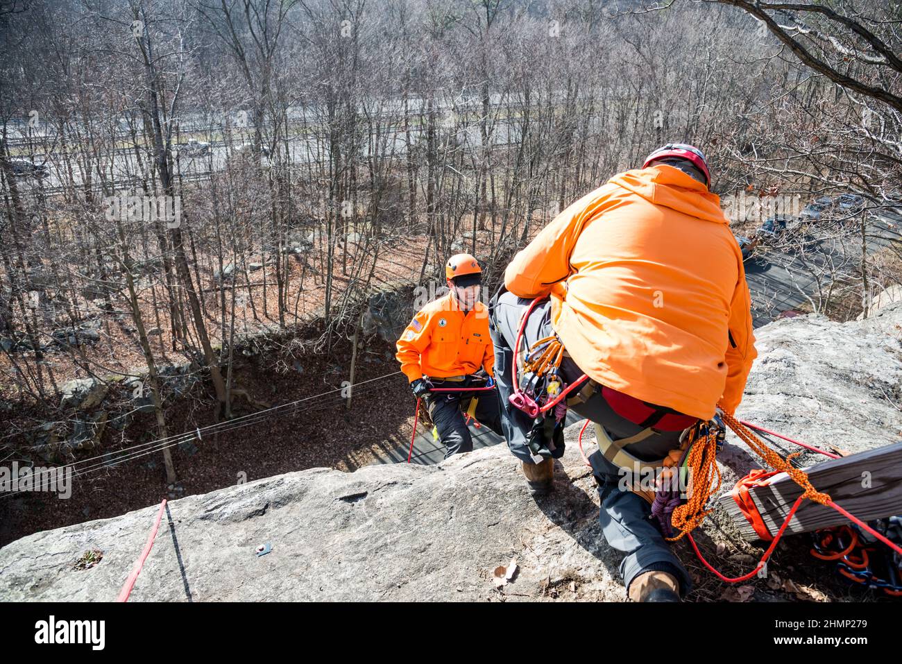 New Jersey Search and Rescue (NJSAR) Mountain Rescue Unit practice ...