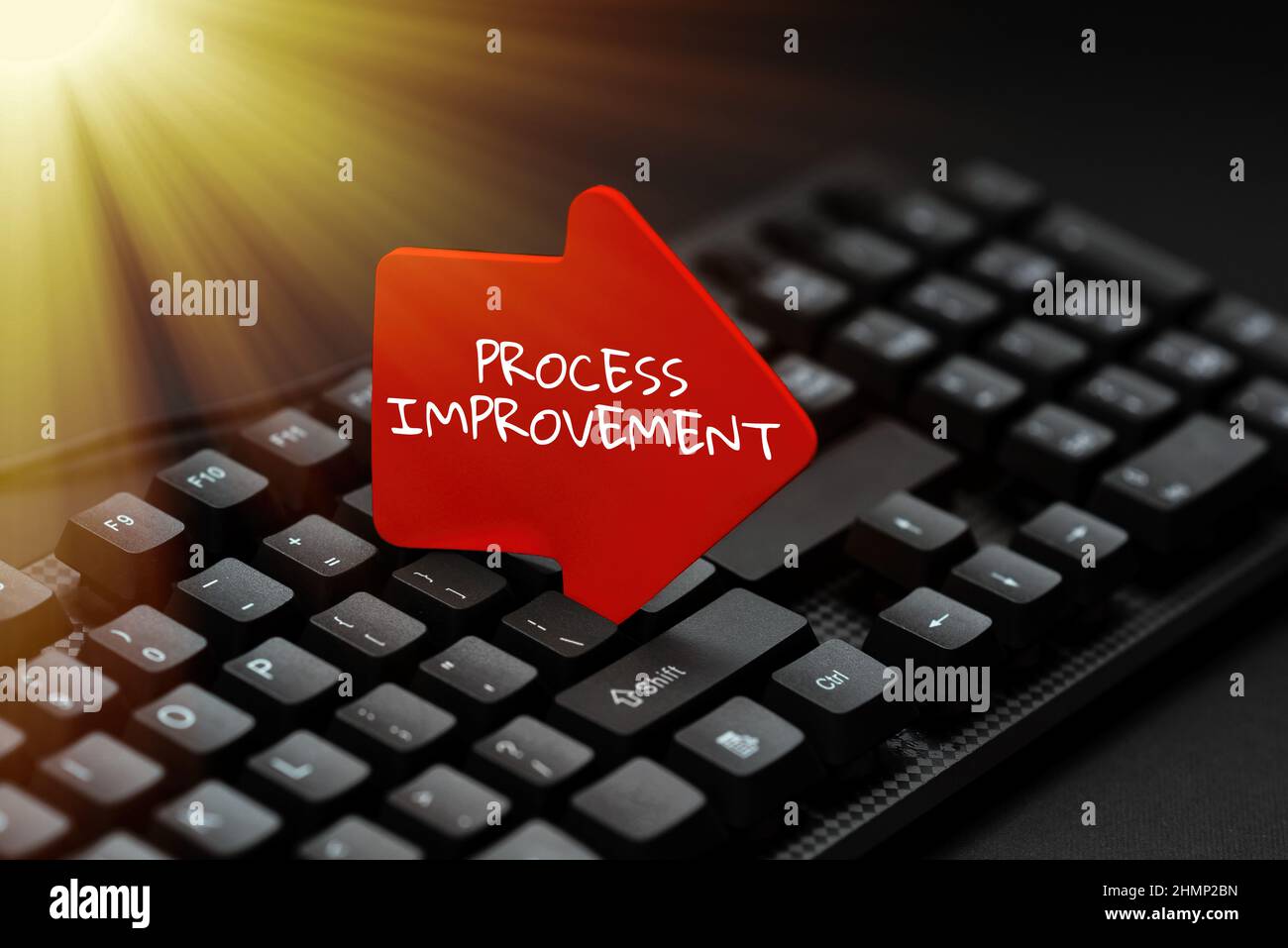 Sign displaying Process Improvement. Concept meaning Optimization Meet ...