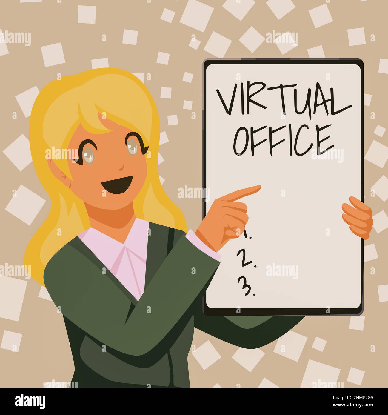 Writing displaying text Virtual Office. Business approach Virtual ...
