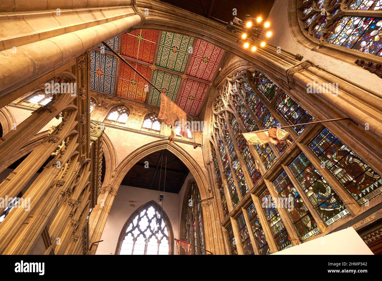 Interior of a large church Stock Photo - Alamy
