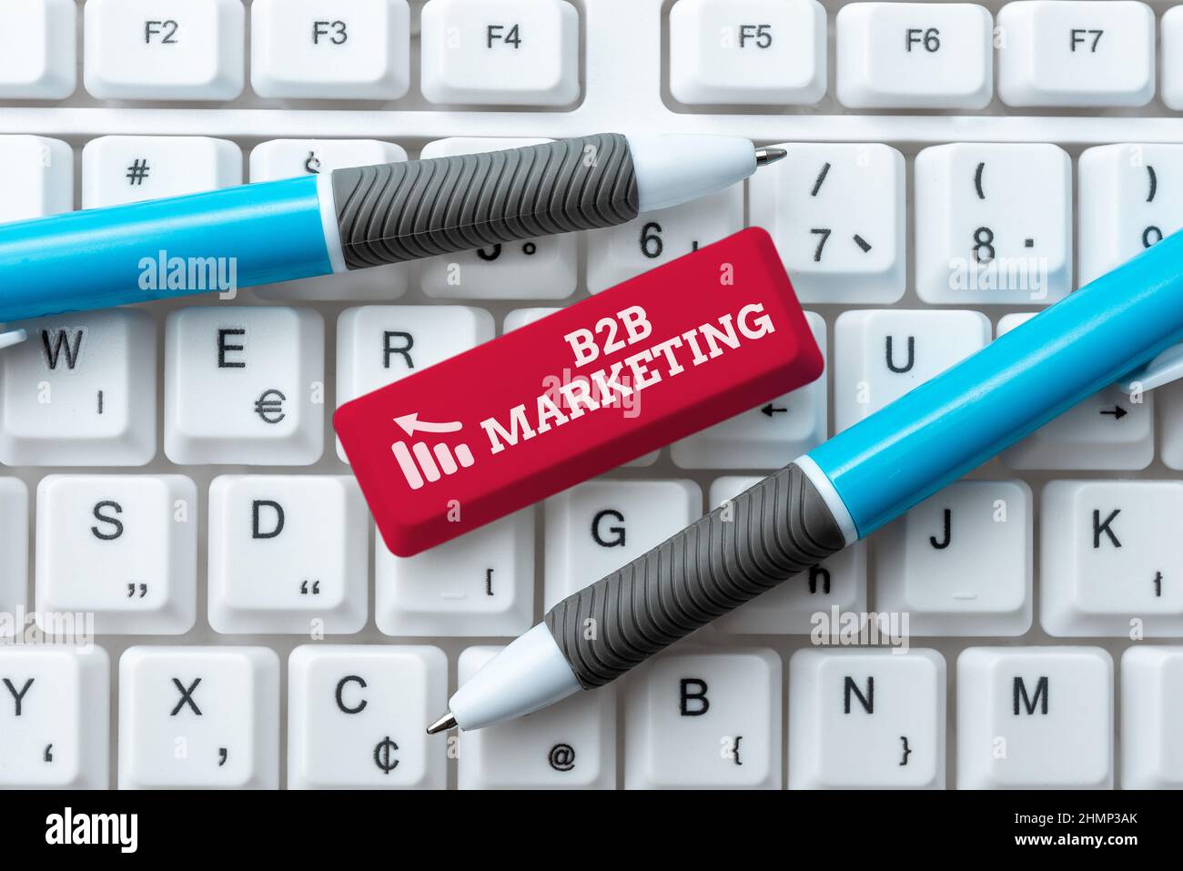 Text sign showing B2B Marketing. Business approach isometric commerce ...