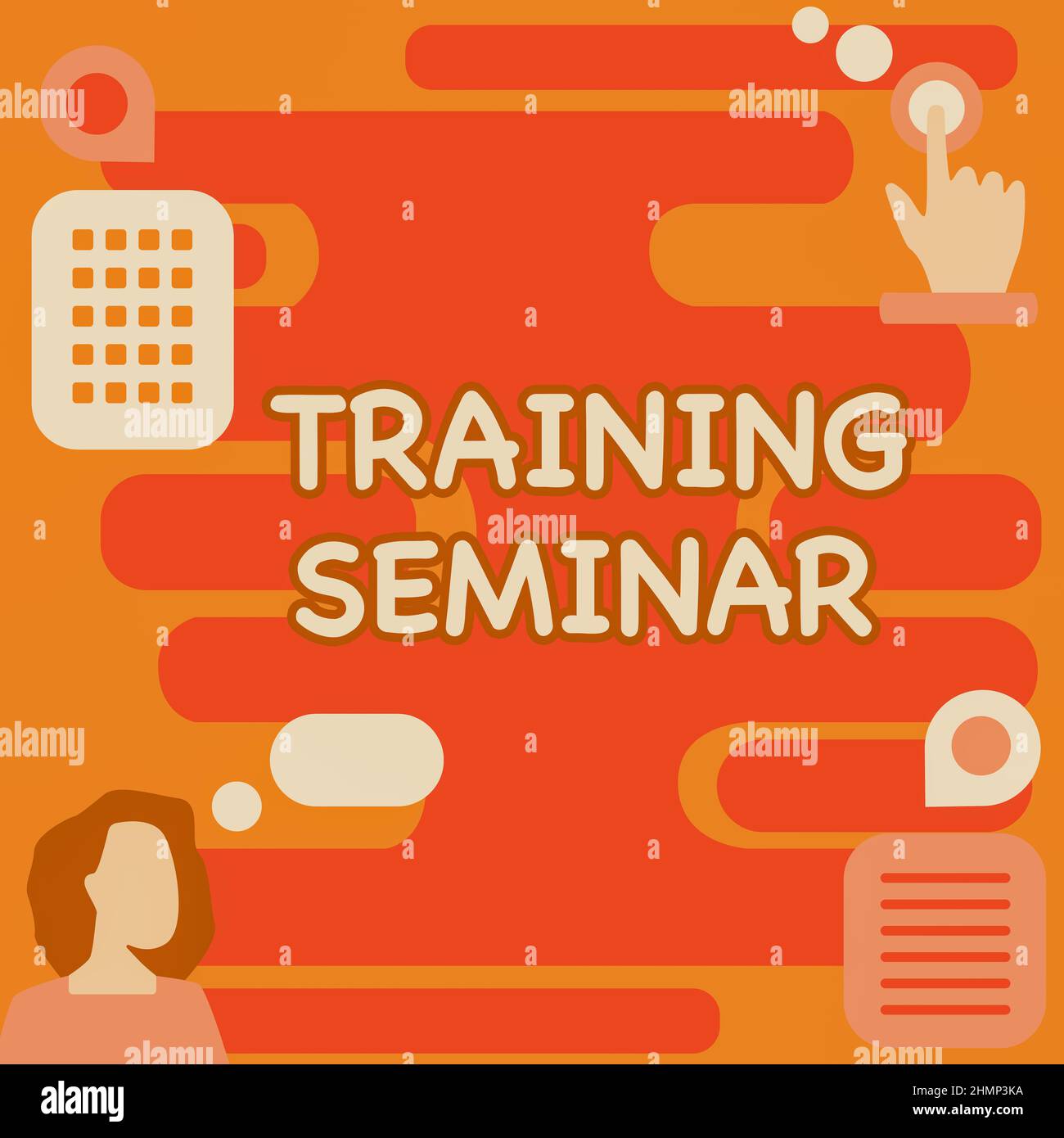 Writing displaying text Training Seminar. Business showcase Academic ...