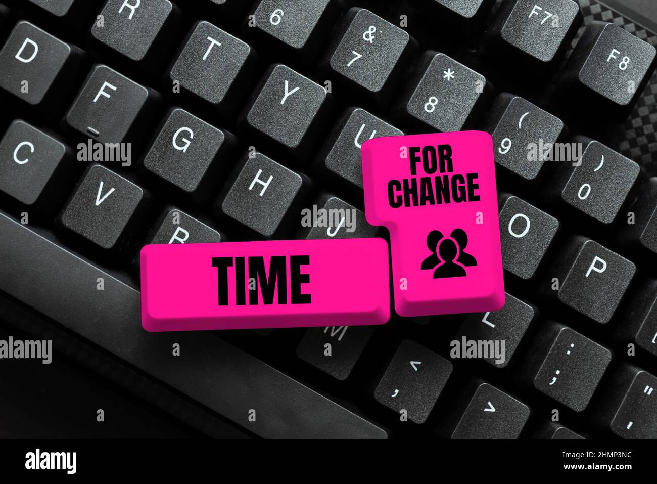 Conceptual display Time For Change. Concept meaning Changing Moment ...