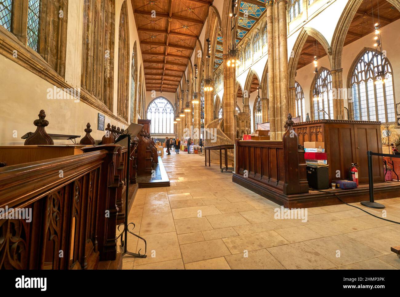 Interior of a large church Stock Photo - Alamy