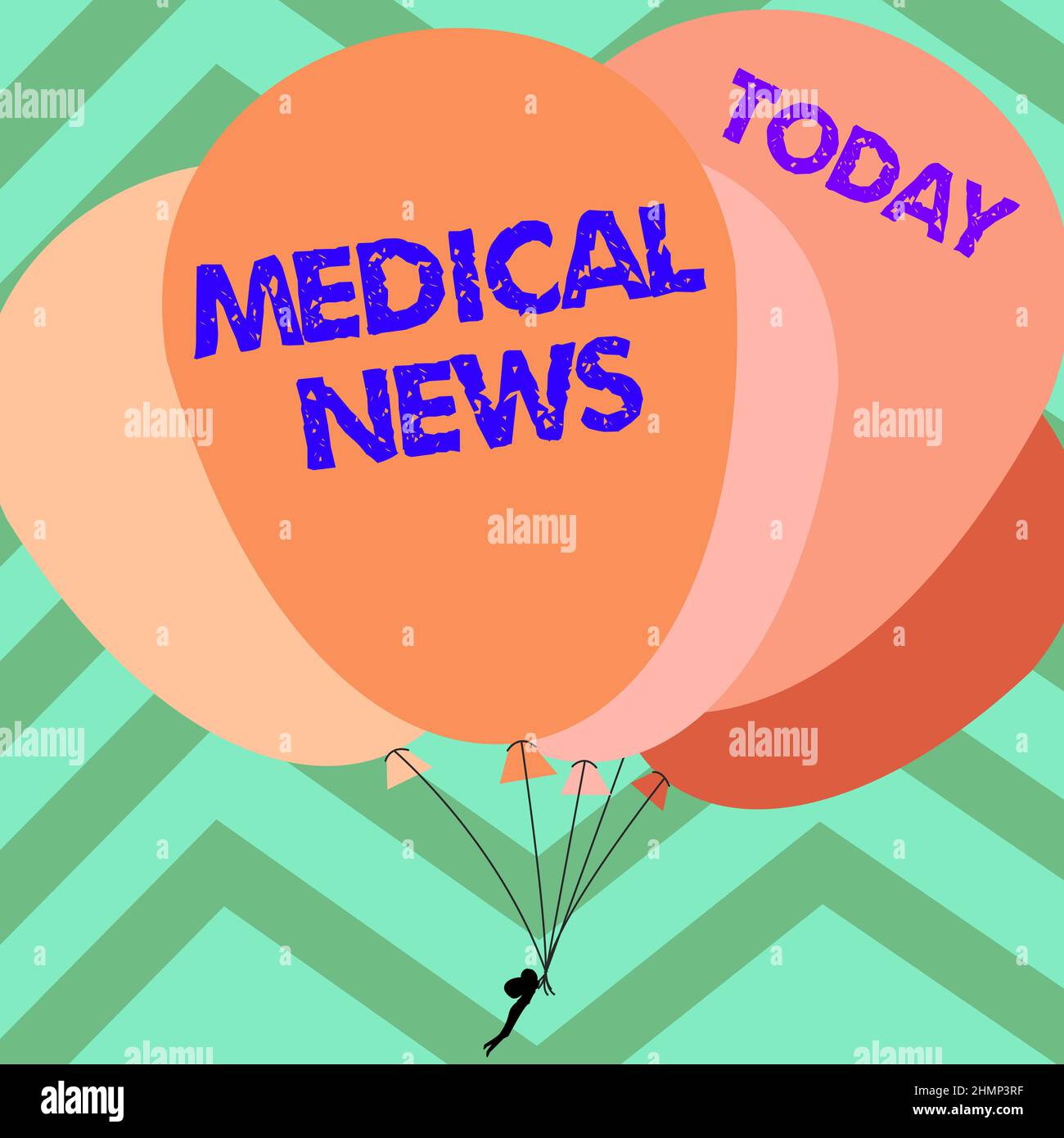 Conceptual display Medical News. Internet Concept report or noteworthy ...