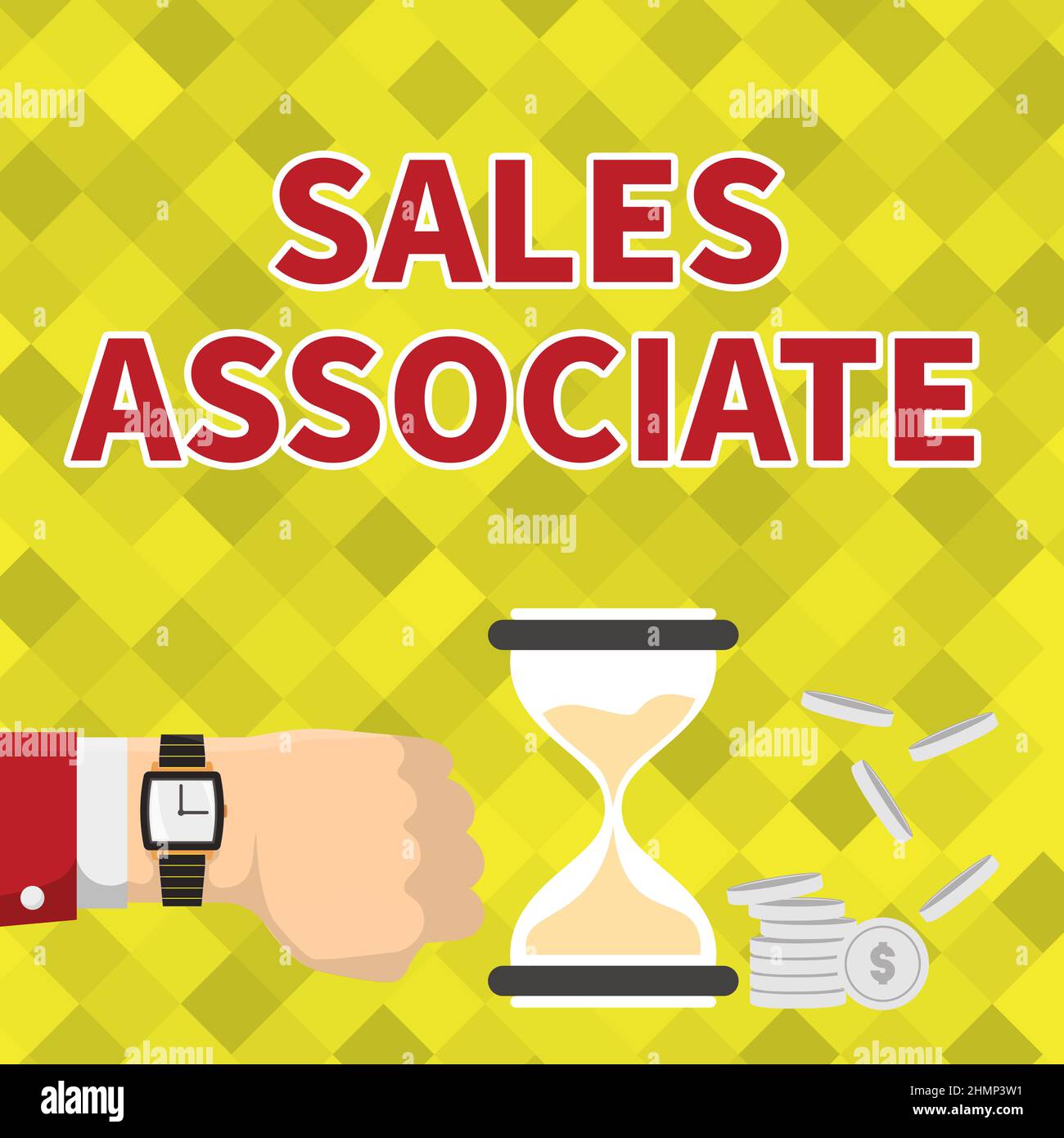 Inspiration showing sign Sales Associate. Business concept primary task ...