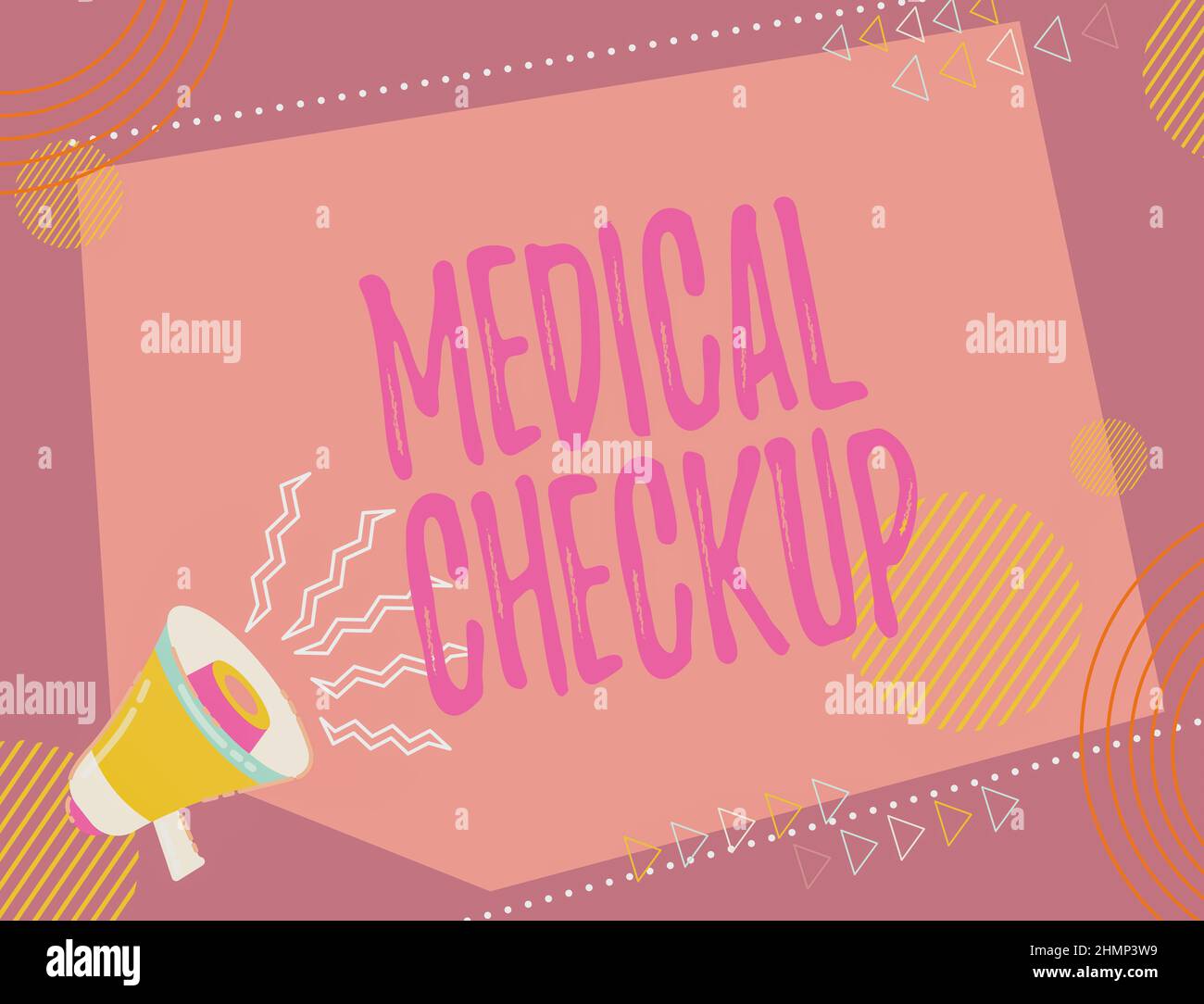 Handwriting text Medical Check Up. Word for Thorough physical ...