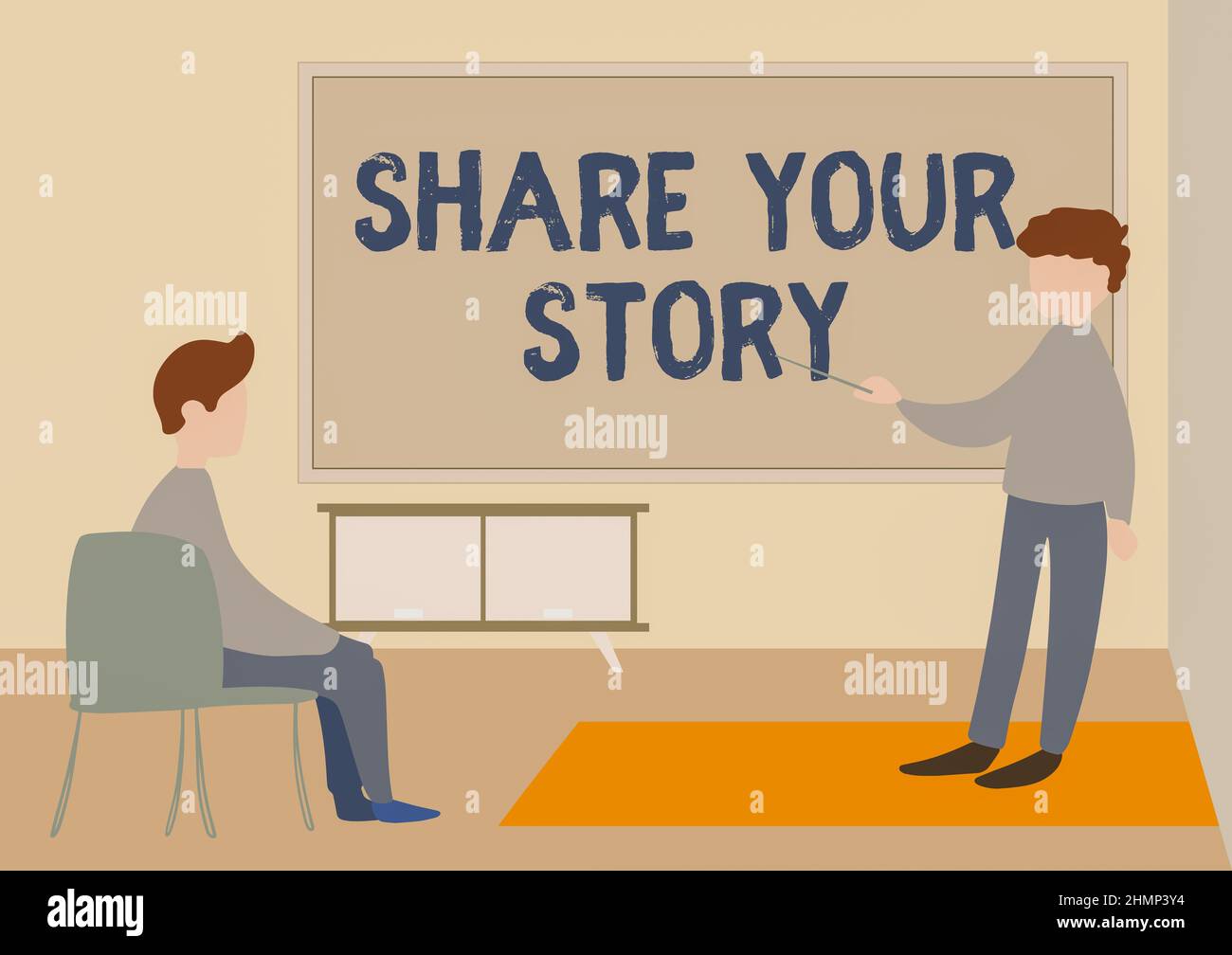 Sign displaying Share Your Story. Business idea asking someone to about ...