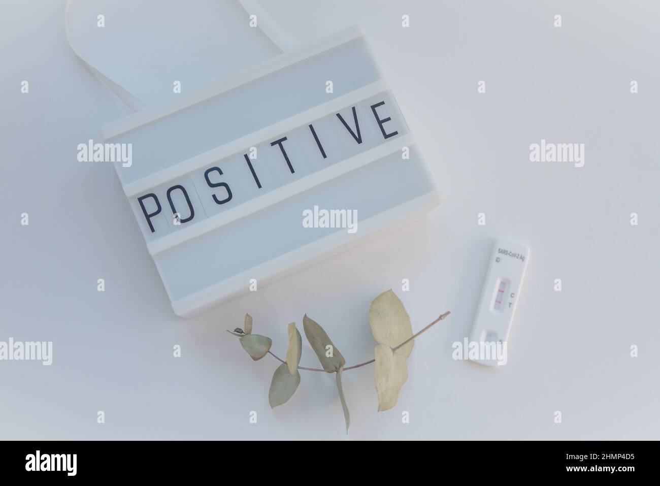 Covid-19 positive test Stock Photo - Alamy