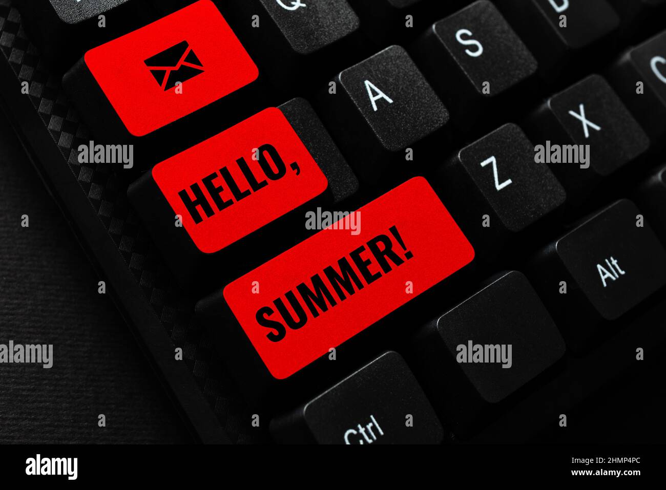 Conceptual caption Hello, Summer. Business concept greeting used when ...