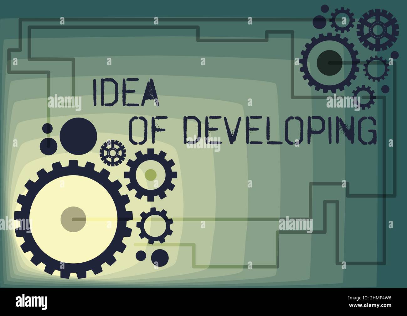 Conceptual caption Idea Of Developing. Business concept Startup launch ...