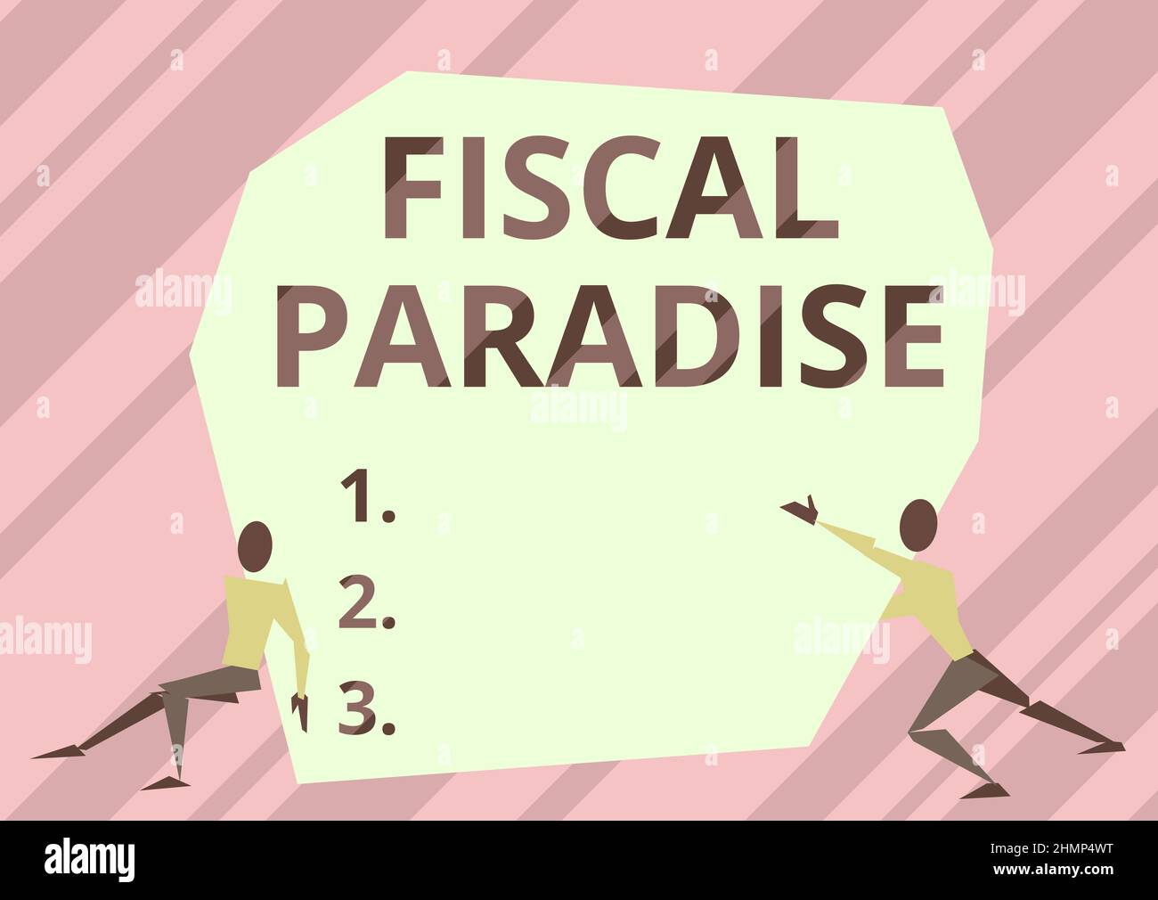 Text sign showing Fiscal Paradise. Business approach The waste of ...