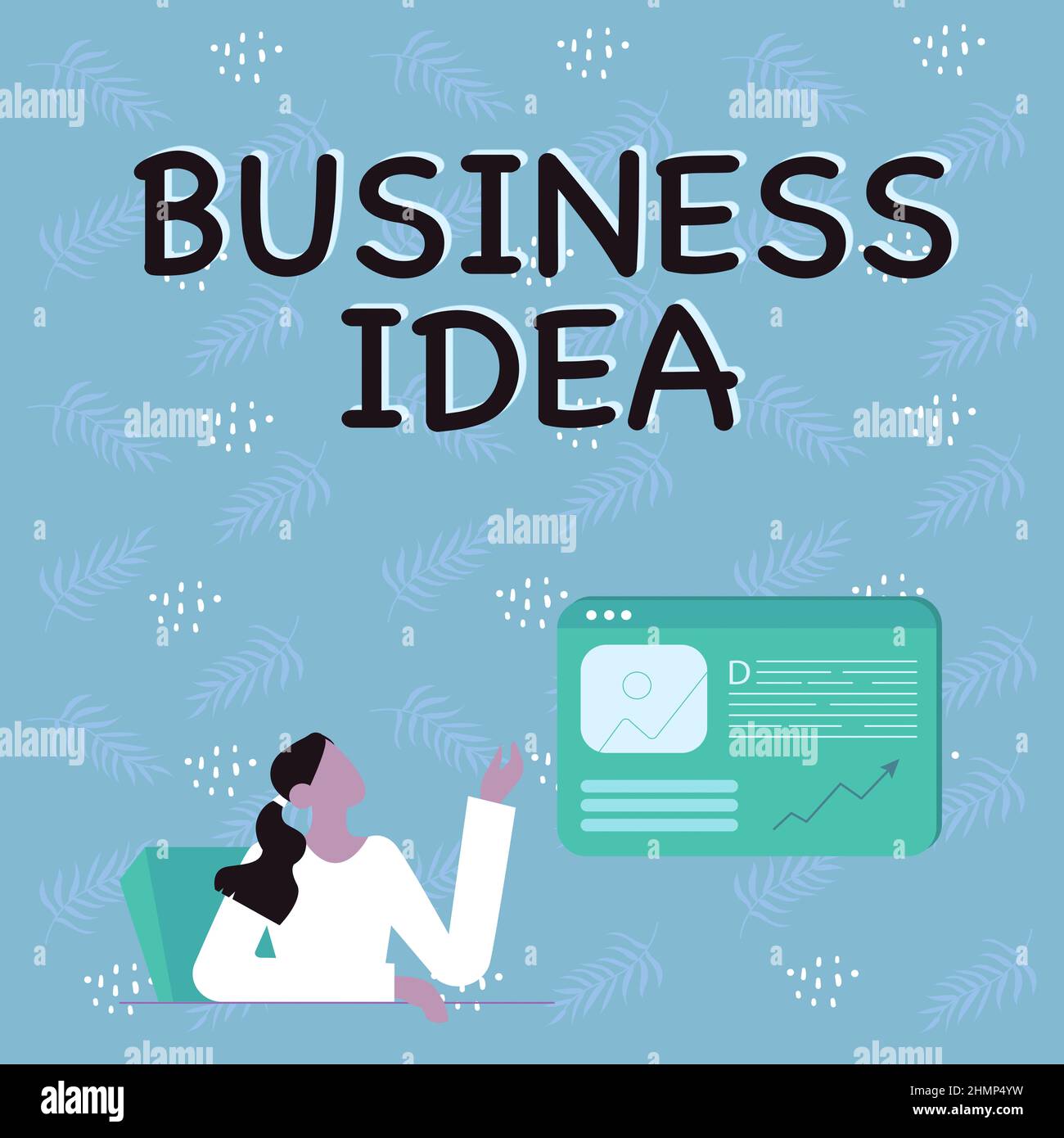 Text caption presenting Business Idea. Business concept the concept ...