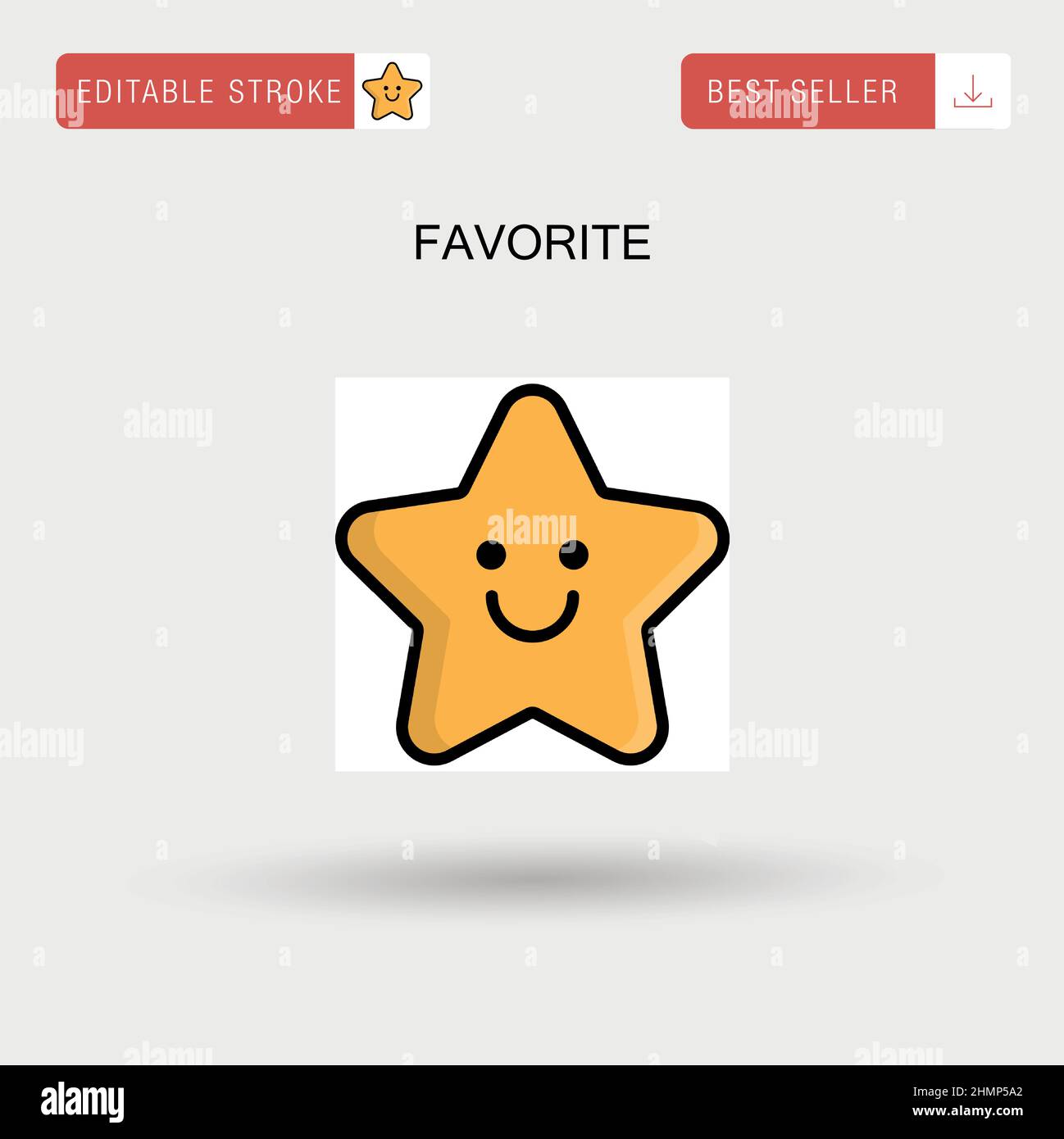 Favorite Simple vector icon Stock Vector Image & Art - Alamy
