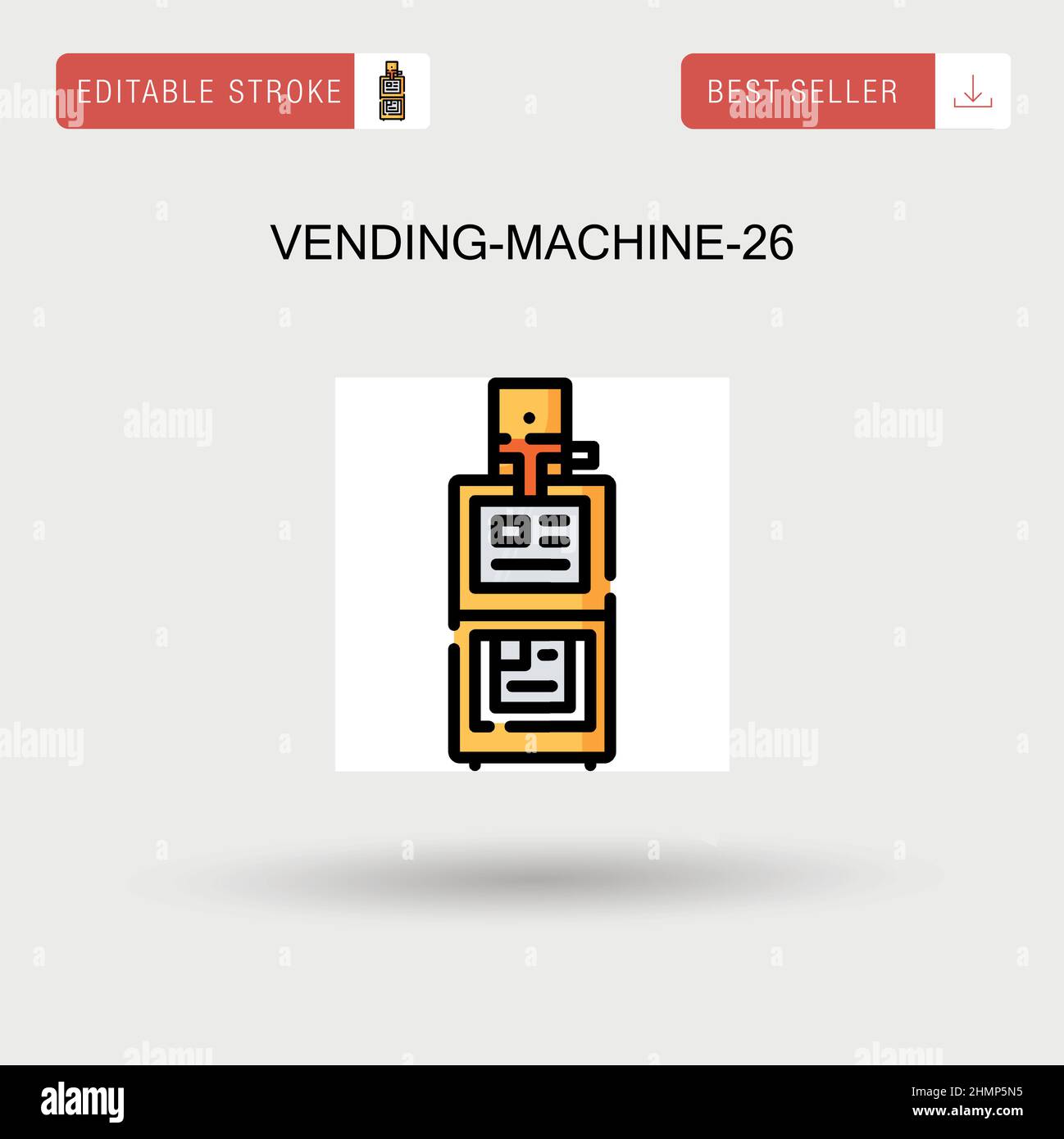 Vending-machine-26 Simple vector icon Stock Vector Image & Art - Alamy
