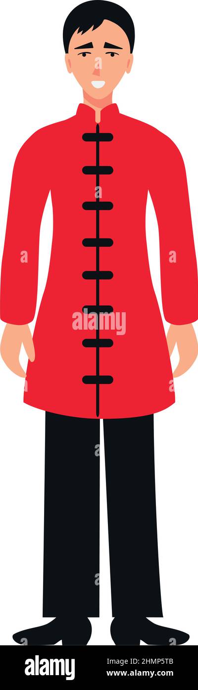 Male catholic pastor in church uniform - Vector illustration Stock ...