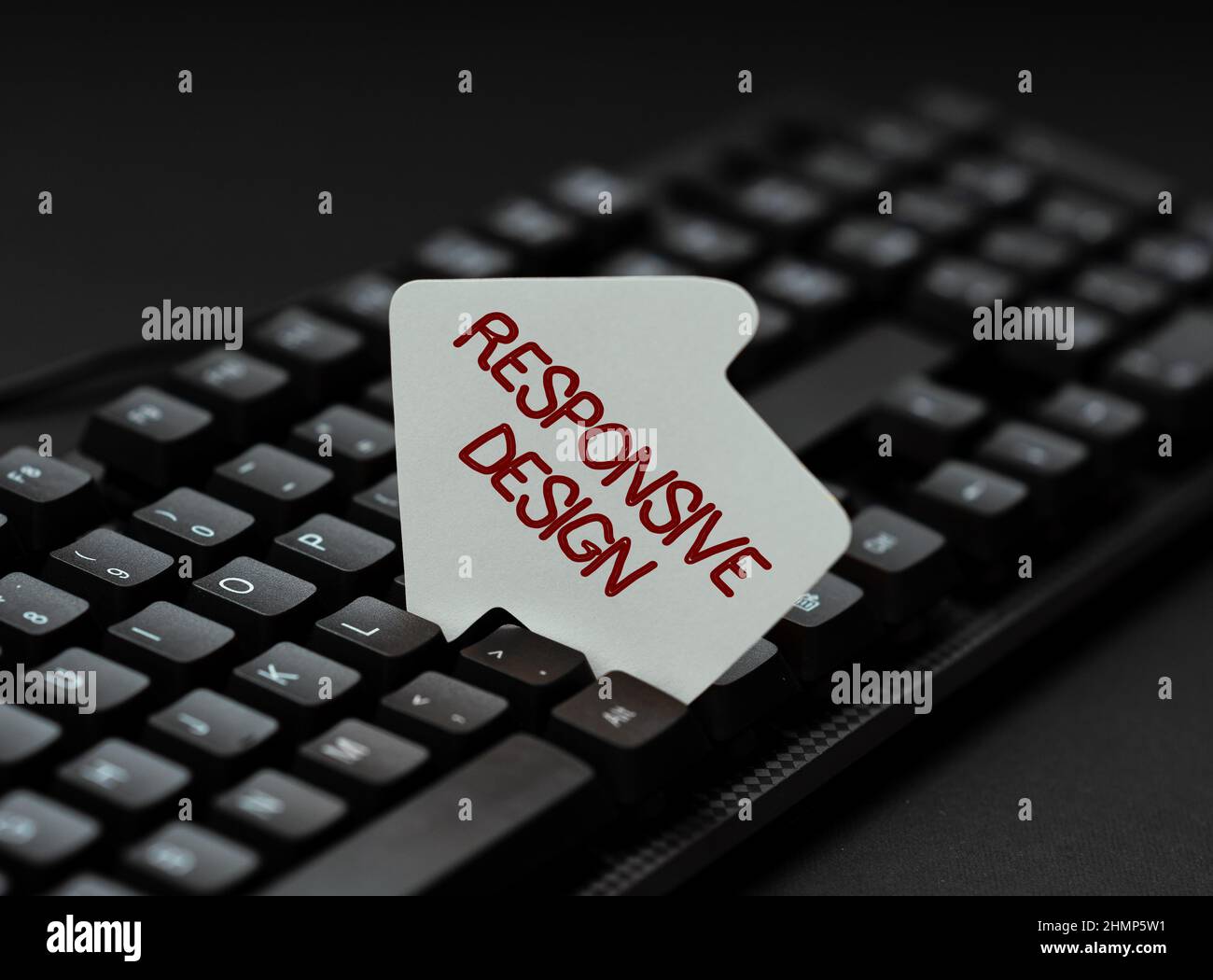 Conceptual display Responsive Design. Concept meaning web page creation that makes use of ...
