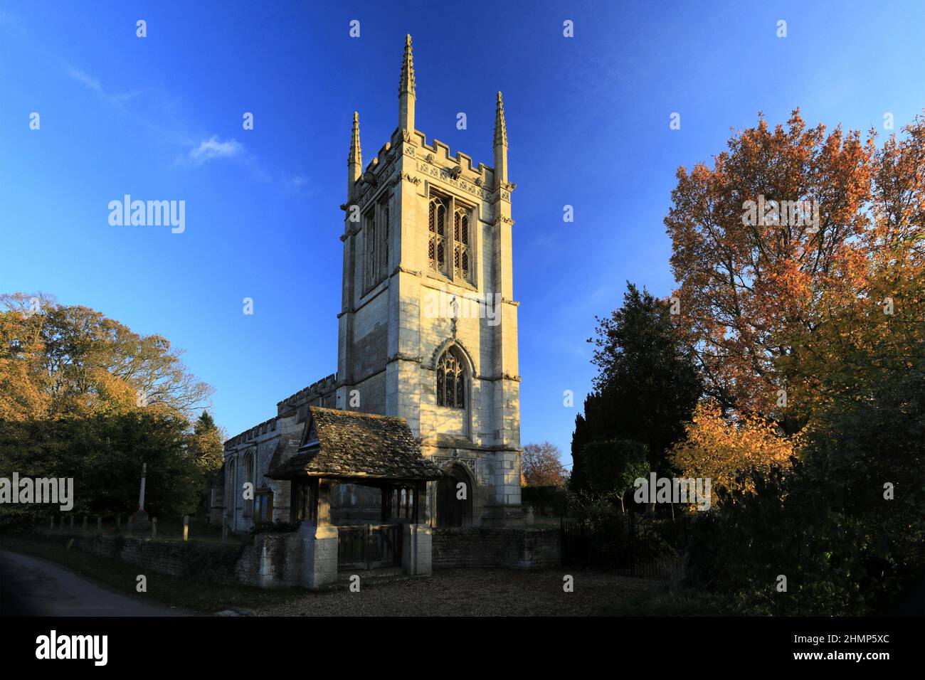 All Saints church, Aldwincle village, Northamptonshire, England, UK ...