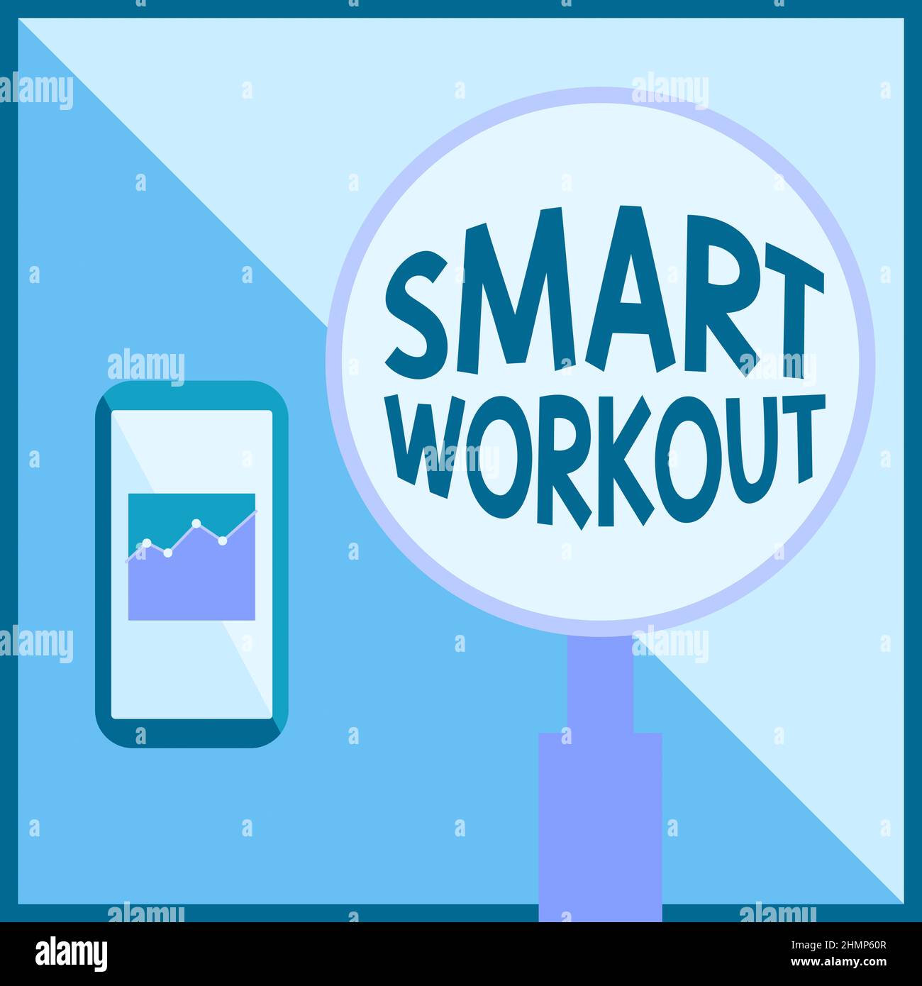 Text sign showing Smart Workout. Concept meaning set a goal that maps ...