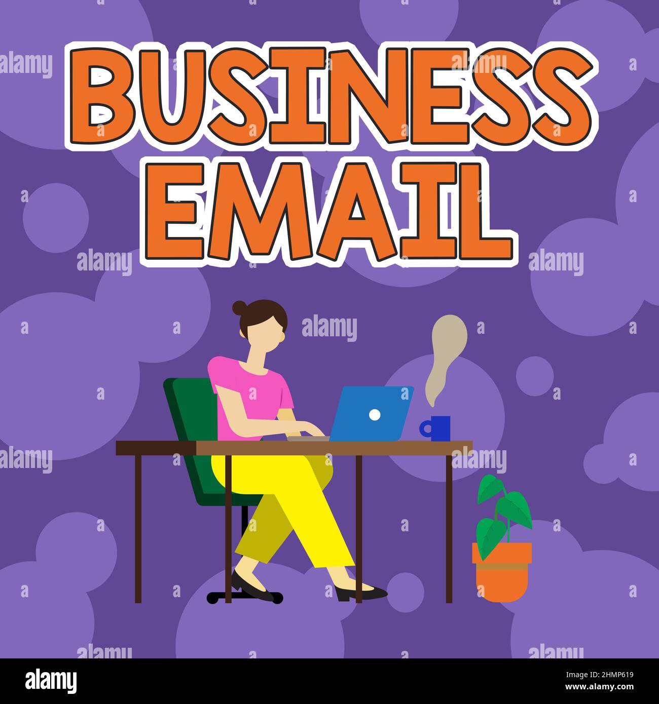 Conceptual caption Business Email. Business idea the email which you ...