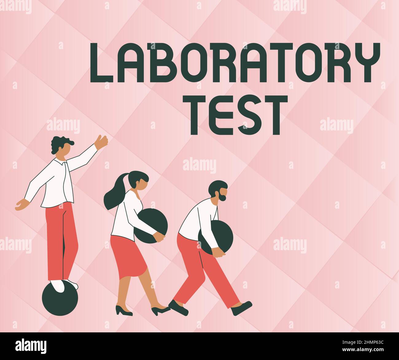 Text showing inspiration Laboratory Test. Concept meaning Determination ...