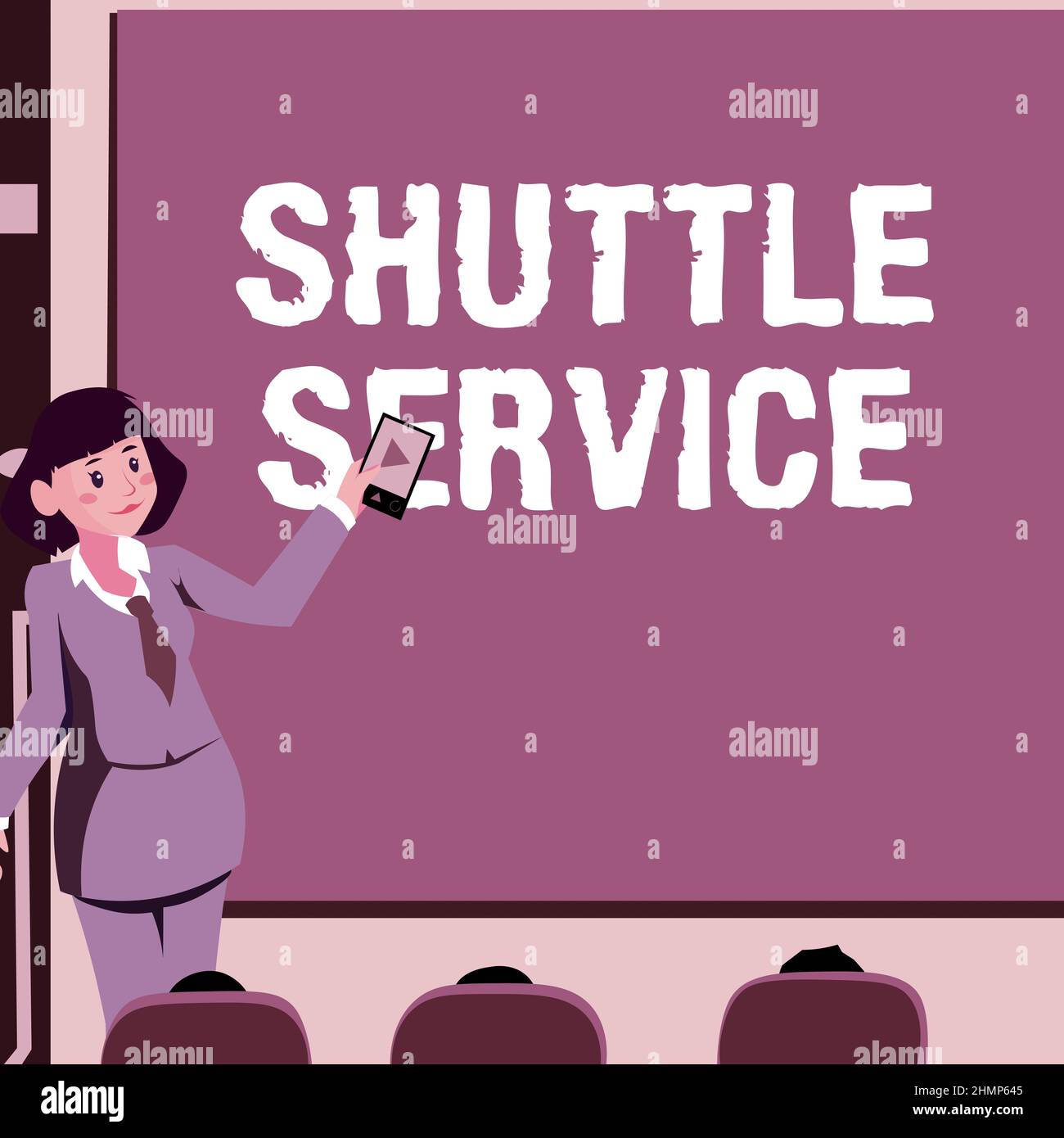 Text showing inspiration Shuttle Service. Internet Concept vehicles ...