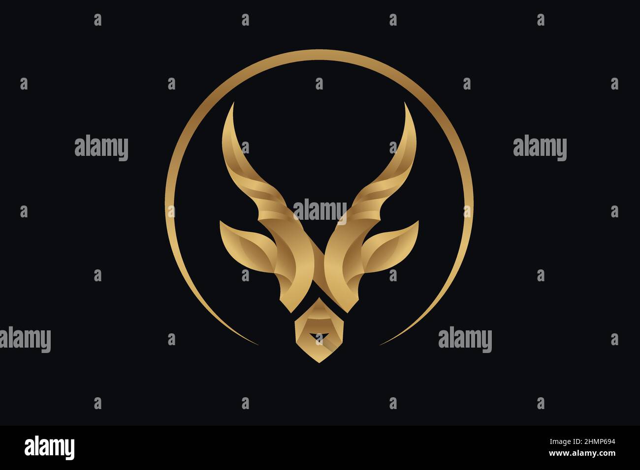 Abstract Design of Eland Antelope Vector Stock Vector Image & Art - Alamy