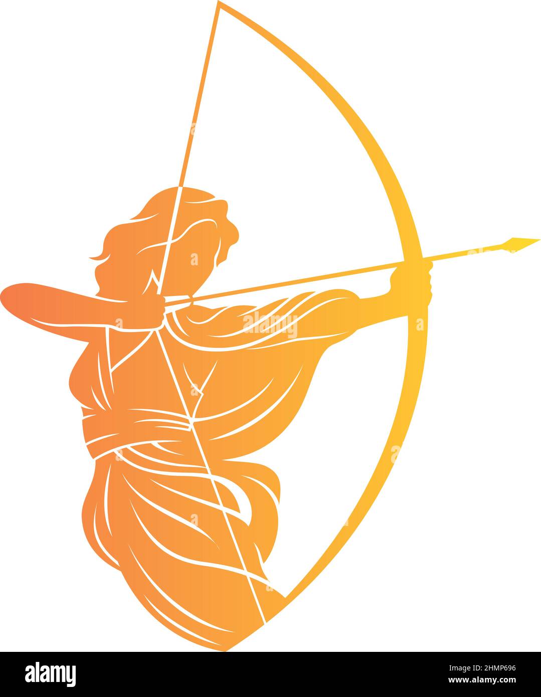Artemis Bow And Arrow Symbol
