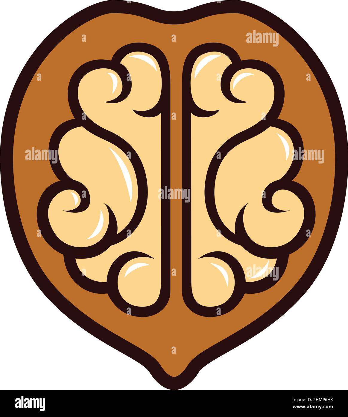 Walnut logo hi-res stock photography and images - Alamy