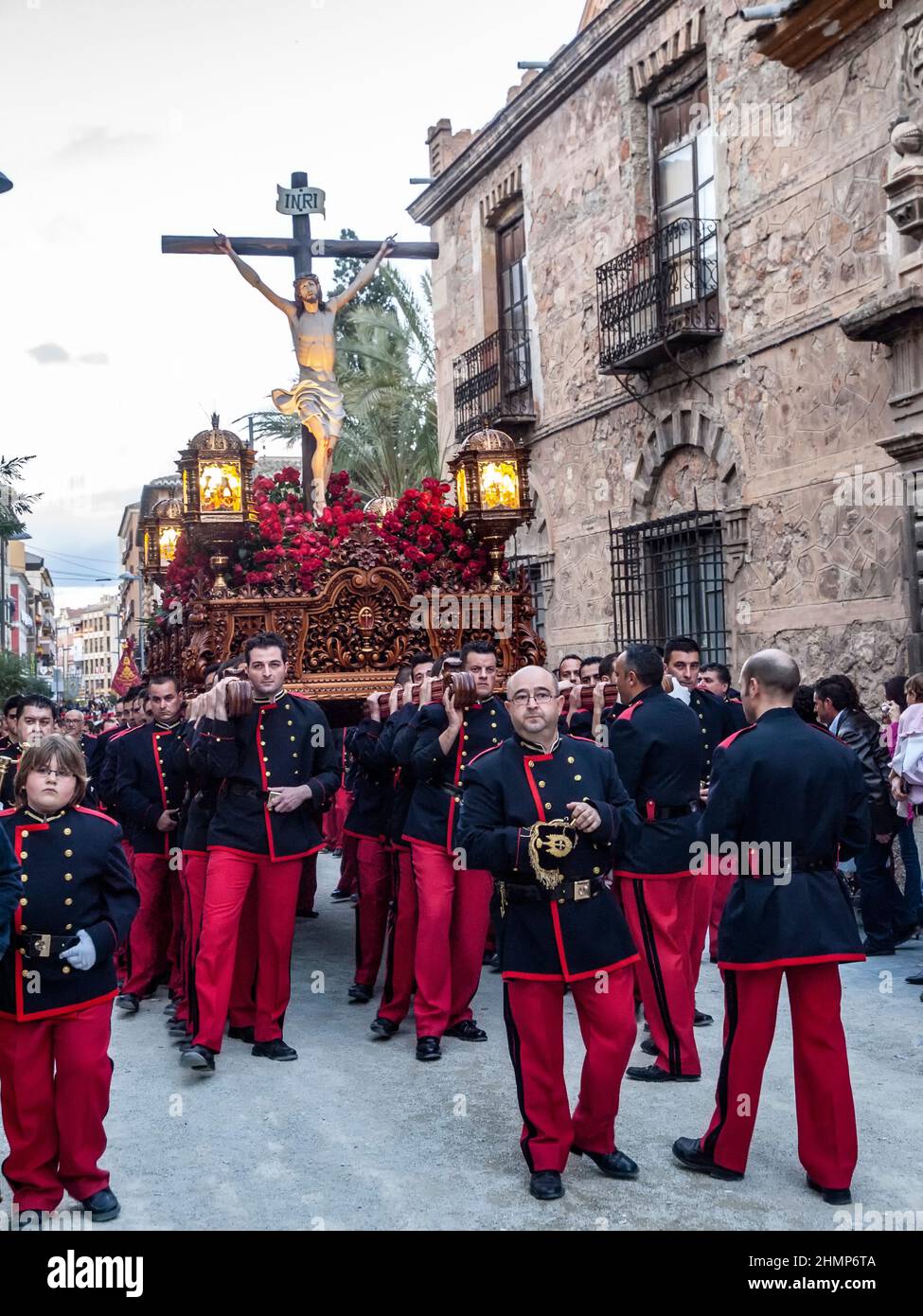 Holy Week parade through the streets of Lorca Stock Photo - Alamy